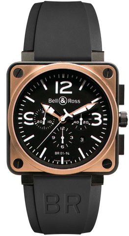 BR01 Chronograph | Bell&Ross | BR01-94BL/SWA